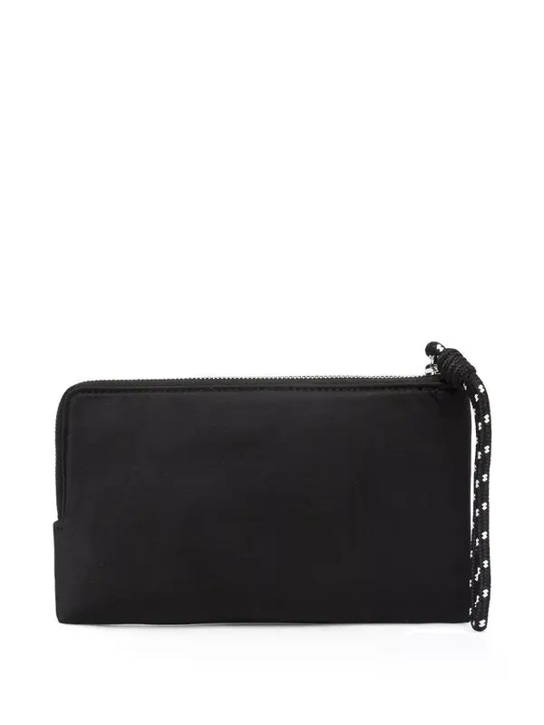 Karl Lagerfeld Logo Plaque Rope-trim Clutch Bag