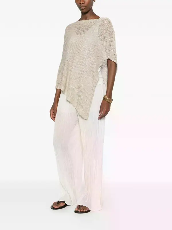 Enza Costa Plissé Palazzo Pants