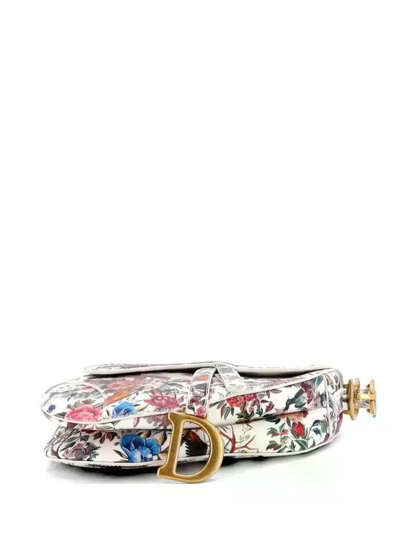 Dior Saddle Handbag With Strap - Multicolour