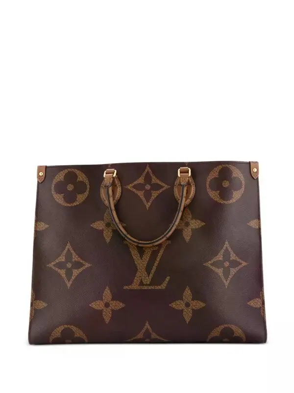 LOUIS VUITTON Giant Monogram Onthego Gm Tote Bag - Brown