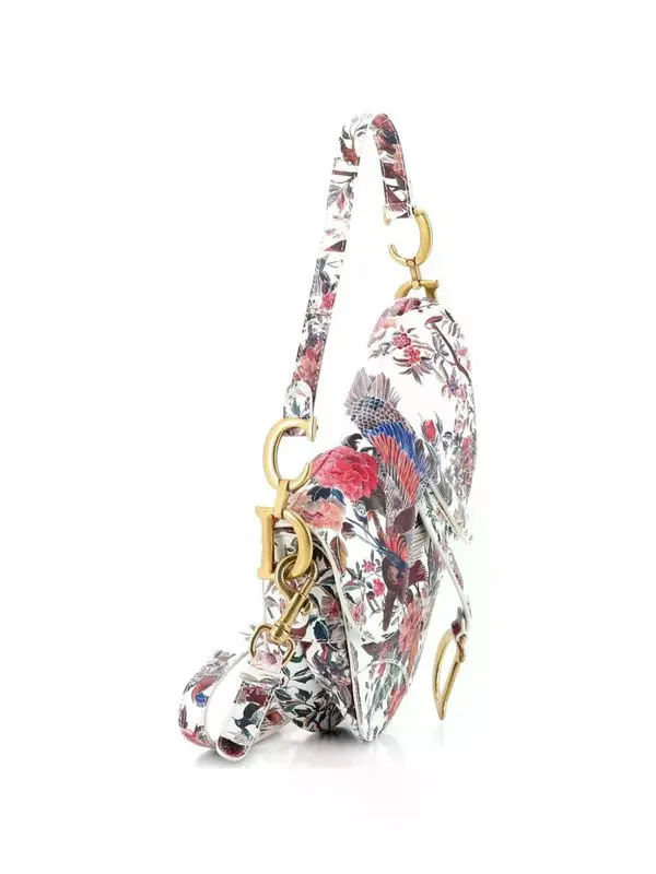 Dior Saddle Handbag With Strap - Multicolour