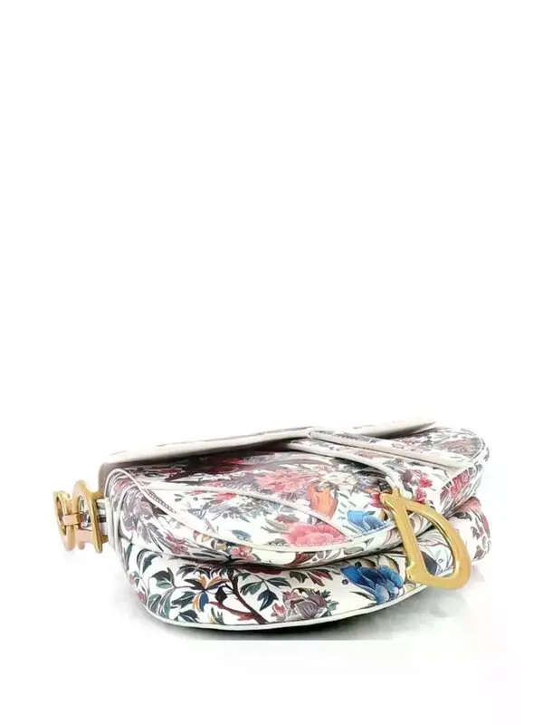 Dior Saddle Handbag With Strap - Multicolour