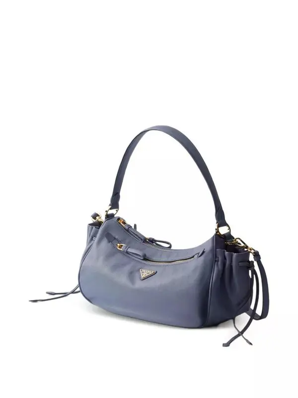 Prada Small Leather Bag With Gathered Details