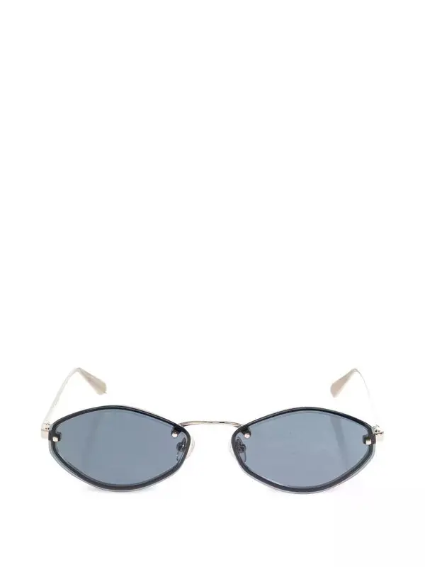 Jacquemus Geometric Frame Sunglasses - Silver