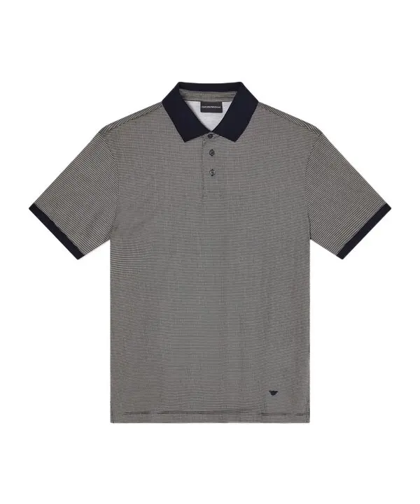 Emporio Armani Patterned Polo Shirt