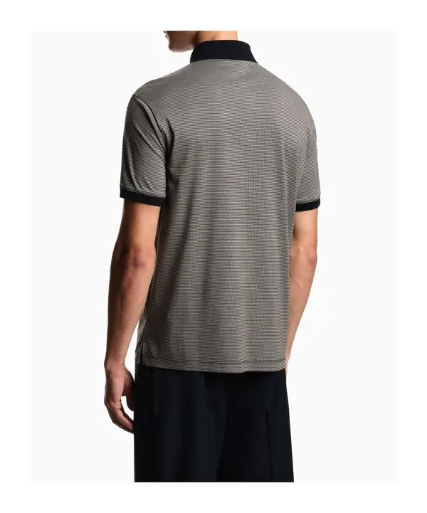 Emporio Armani Patterned Polo Shirt
