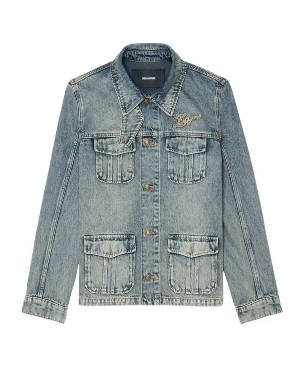 Zadig&Voltaire Lienna Denim Jacket - Blue