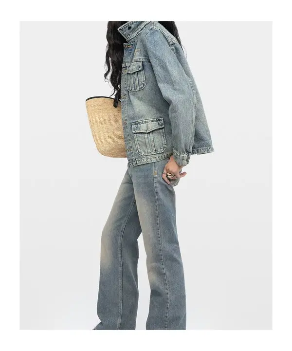 Zadig&Voltaire Lienna Denim Jacket - Gray