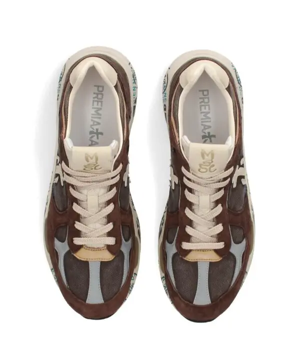 Premiata Lace-up Sneakers With Logo Detailing
