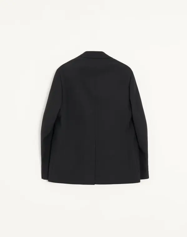Valentino Garavani Double Breasted Blazer With Notch Lapel