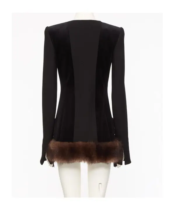 Valentino Garavani Button-up Tassel Detailed Dress
