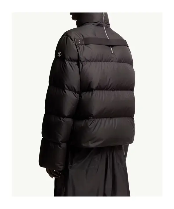 Moncler Down Zip-up Jacket - Black
