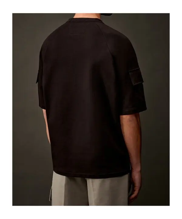 C.P. COMPANY Series Stretch Fleece Short Sleeve Sweatshirt