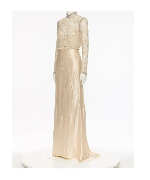 Valentino Garavani Embellished Long Sleeve Dress