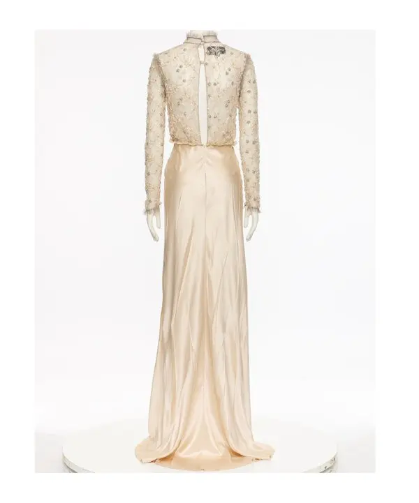 Valentino Garavani Embellished Long Sleeve Dress