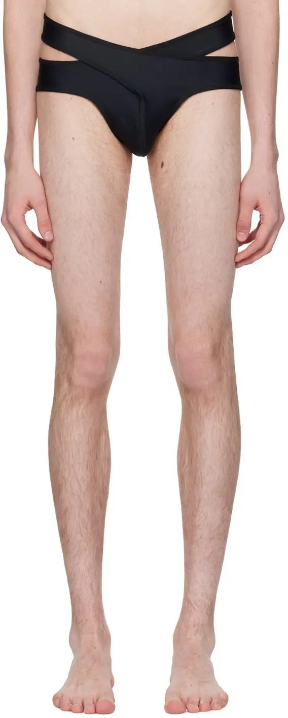 GMBH Crossover Speedo Swimsuit - Black