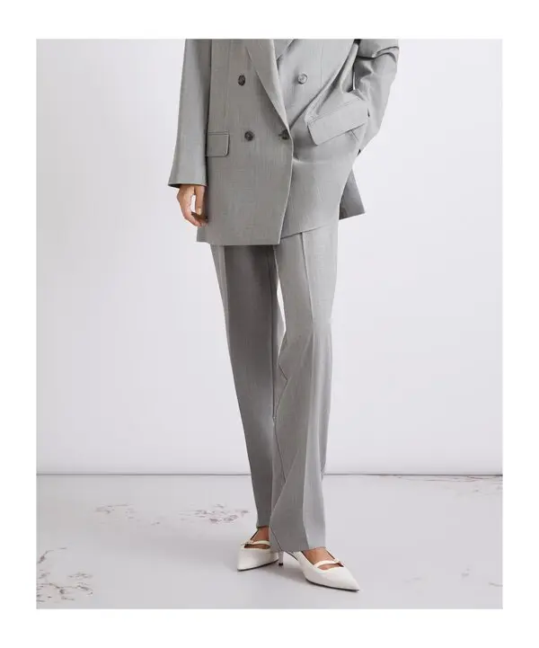 Marella Wool And Silk Tailored Trousers