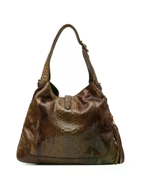Gucci Jackie Python Tote Bag