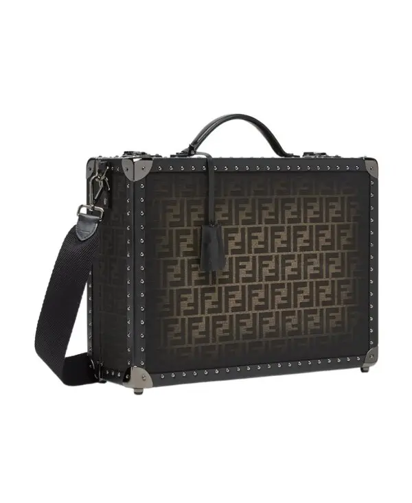 Fendi Ff Jacquard Suitcase