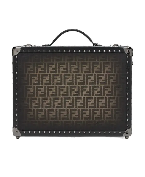 Fendi Ff Jacquard Suitcase