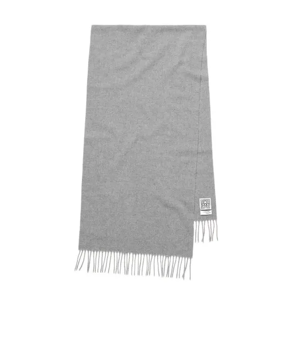TOTEME Fringed-edge Knitted Scarf