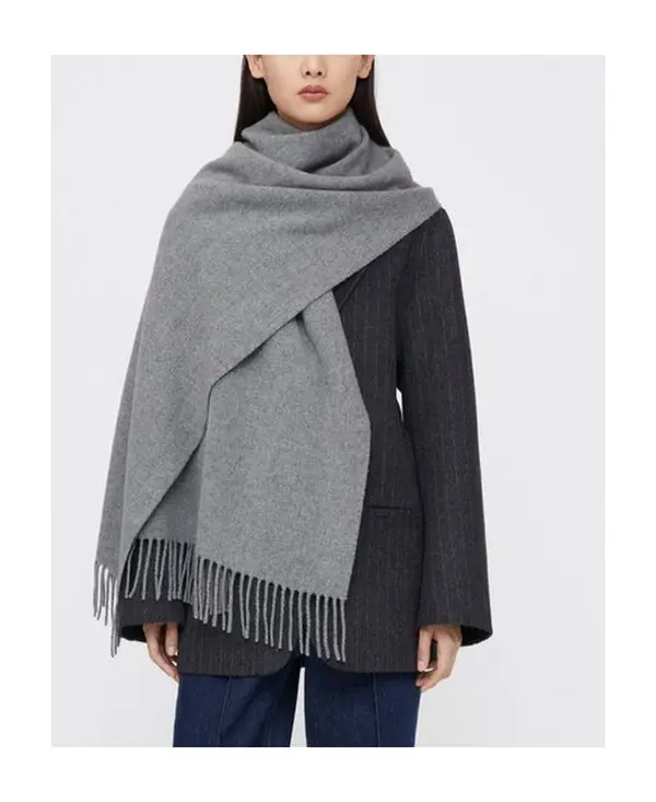 TOTEME Fringed-edge Knitted Scarf