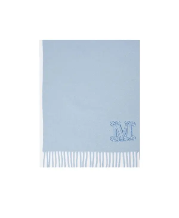 Max Mara Logo Scarf - Gray