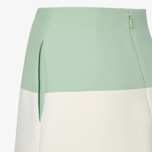Fendi High-waisted Flared Mini Skirt