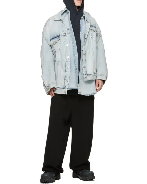 Balenciaga Worn-out Effect Combat Boots