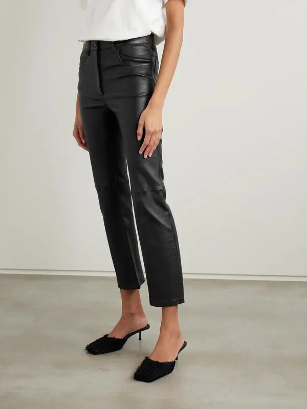 JOSEPH Duke Lambskin Trousers