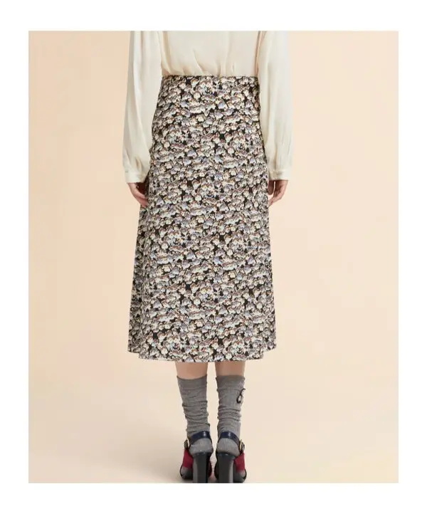 Marni Floral-pattern Midi Skirt