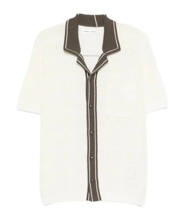 Samsøe Samsøe Short Sleeve Shirt - Translucent Cream