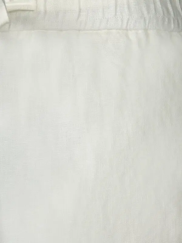 Ralph Lauren Polo Drawstring Wide-leg Pants - White