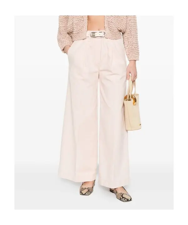 FORTE_FORTE Wide Leg Elastic Waist Pants