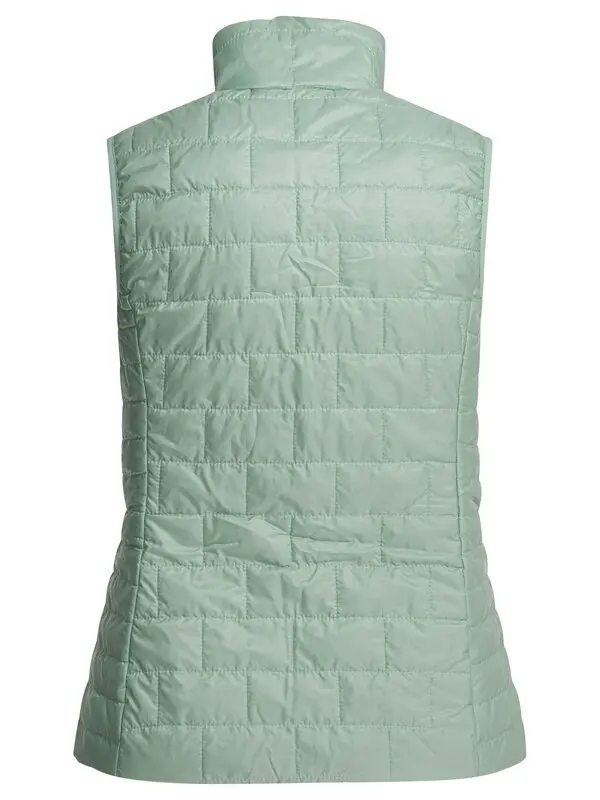 Patagonia Quilted Sleeveless Stand Collar Vest - Green