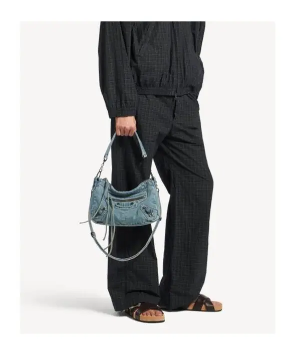 Balenciaga Le City Moto Small Shoulder Bag