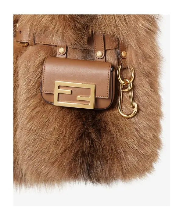 Fendi Multifunctional Shawl With Leather Belt