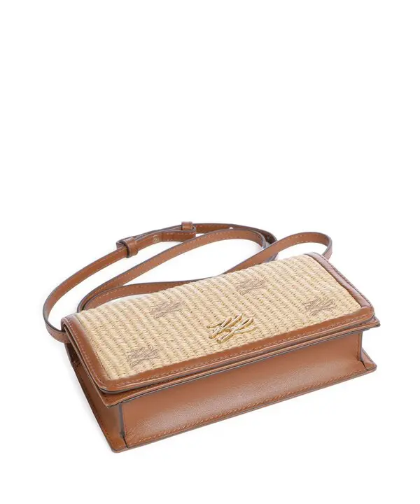 Karl Lagerfeld K/autograph Logo-embroidered Woven Crossbody Bag
