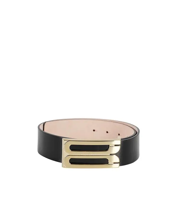 Victoria Beckham Jumbo Frame Belt - Black