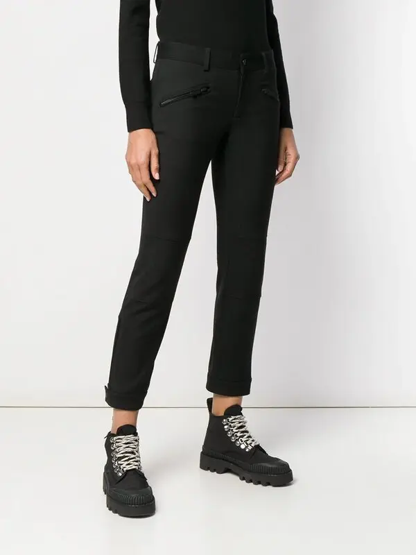 Dsquared2 Skinny Cropped Trousers With Zip Pockets