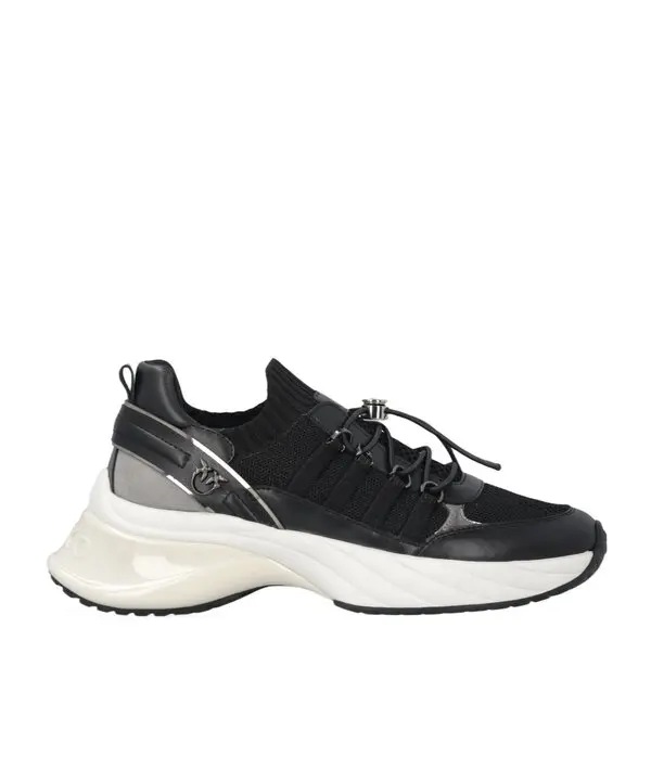 Pinko Ariel Lace-up Panelled Sneakers
