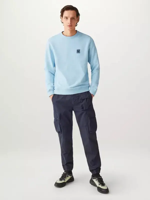 Belstaff Logo Patch Sweatshirt - Blue