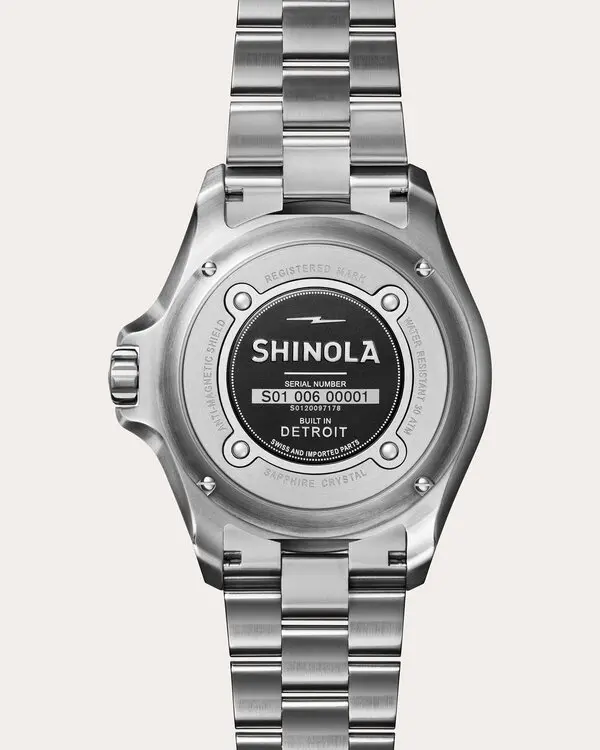 Shinola Lake Superior Monster 43mm Stainless Steel Automatic Watch