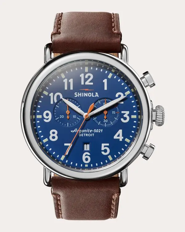 Shinola Runwell Chronograph Watch - Blue