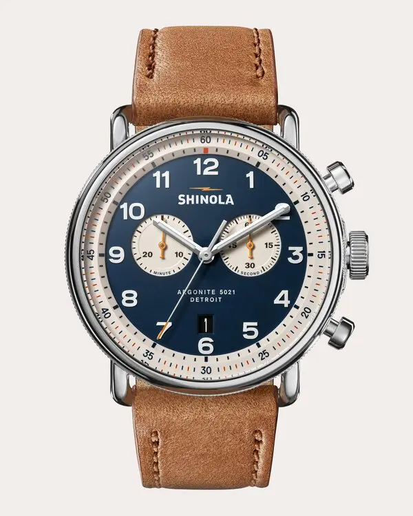 Shinola Canfield C56 Chronograph Watch - Brown
