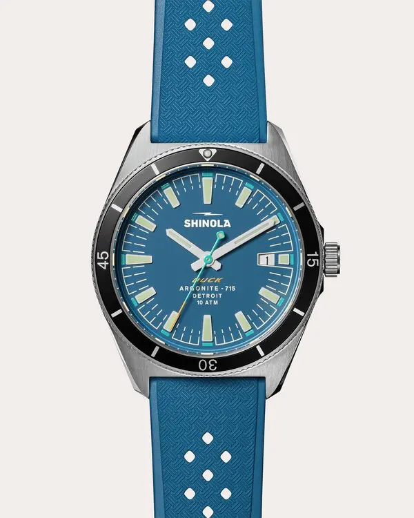 Shinola Duck 40mm Rubber Strap Watch