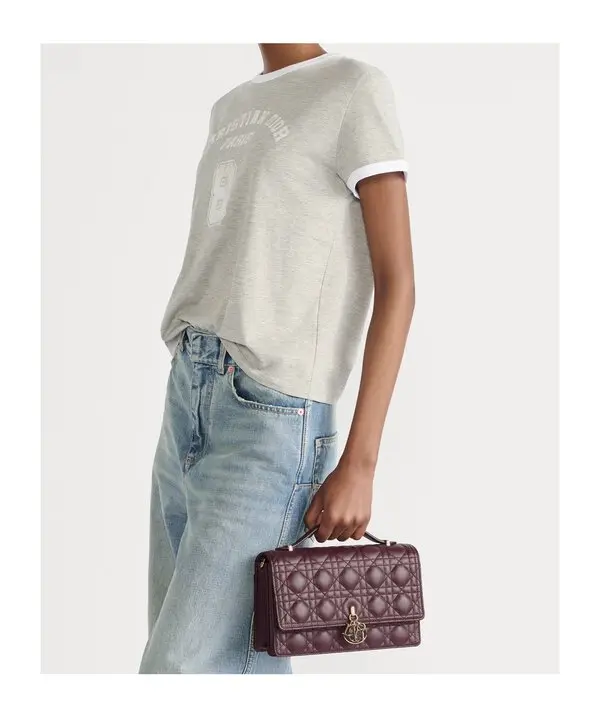 Dior Quilted Leather Flap Shoulder Bag