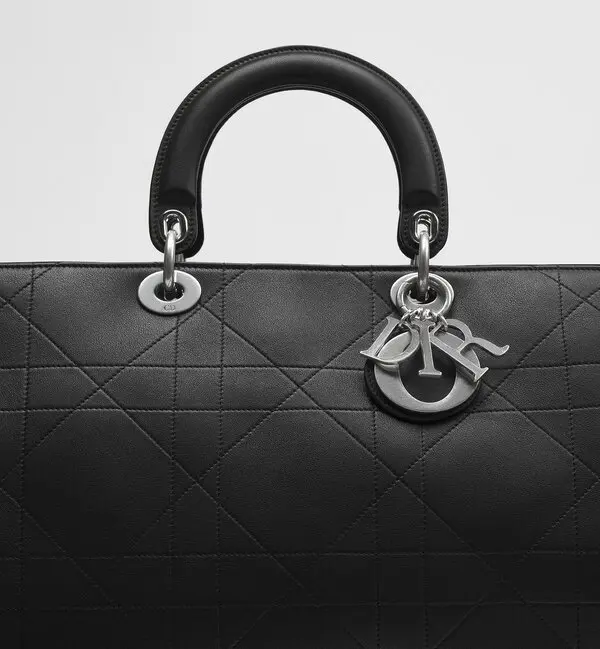 Dior Zippered Shoulder Bag - Black