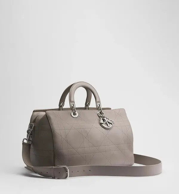 Dior Granville Large Shoulder Bag - Grey
