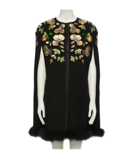 Valentino Garavani Embellished Gilet With Floral Motif